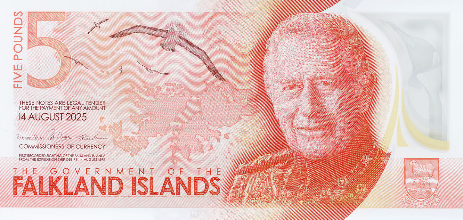 Falklands debuts new banknotes design • Falklands Radio
